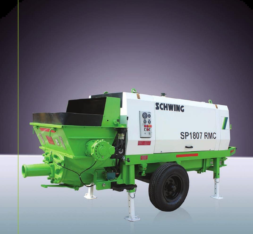 Schwing Stetter Stationary Concrete Pump SP 1807 D | HMD